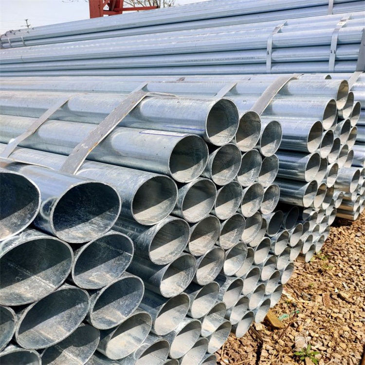 Steel Iron Pipe 10 Ft Round Galvanized Solid EMT Pipe Oil Pipeline GB ...