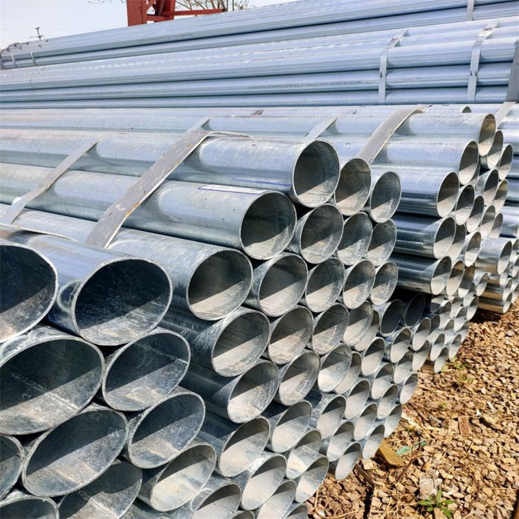 Steel Iron Pipe 10 Ft Round Galvanized Solid EMT Pipe Oil Pipeline GB ...